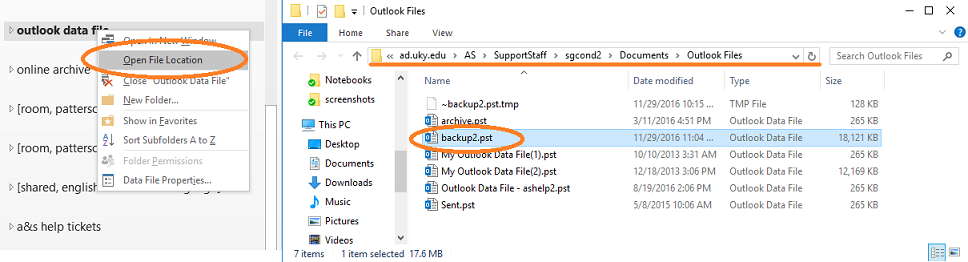 Import Outlook Archive Into Office365 Online Archive University Of 